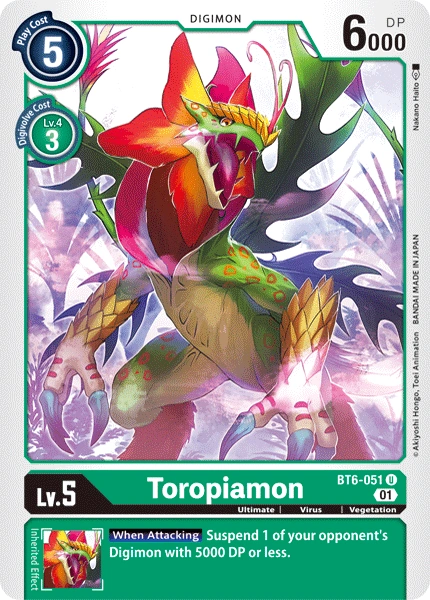 Toropiamon (BT6-051) | DigimonCardGame Wiki | Fandom
