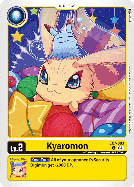 Kyaromon (EX7-003) | DigimonCardGame Wiki | Fandom