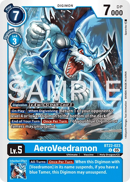 AeroVeedramon (BT22-023) | DigimonCardGame Wiki | Fandom