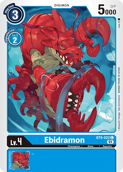 Ebidramon (BT9-022) | DigimonCardGame Wiki | Fandom