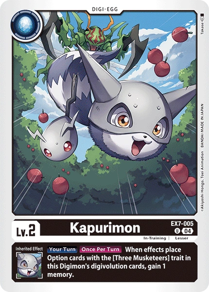Kapurimon (EX7-005) | DigimonCardGame Wiki | Fandom