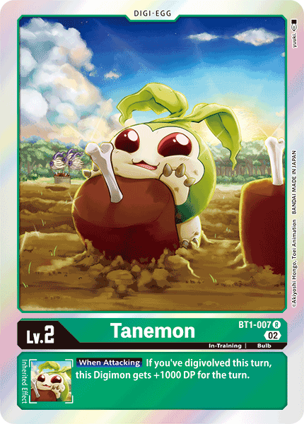 Tanemon (BT1-007) | DigimonCardGame Wiki | Fandom