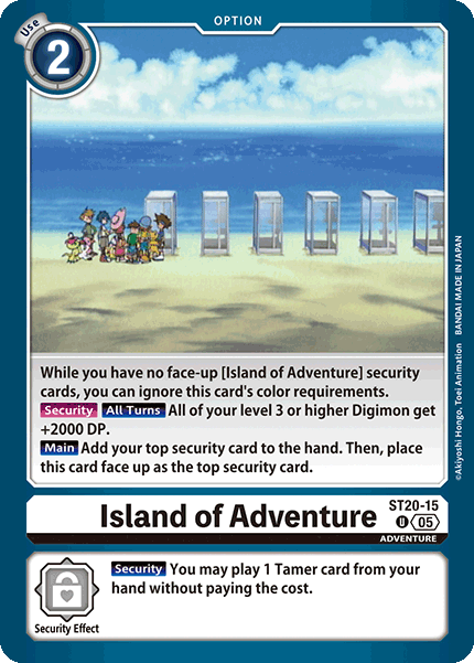 Island of Adventure (ST20-15) | DigimonCardGame Wiki | Fandom