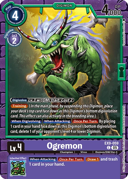 Ogremon (EX9-059) | DigimonCardGame Wiki | Fandom