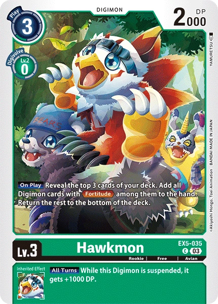 Hawkmon (EX5-035) | DigimonCardGame Wiki | Fandom