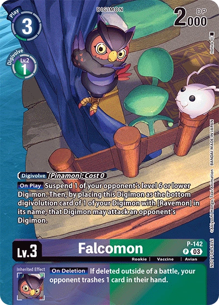 Falcomon (P-142) | DigimonCardGame Wiki | Fandom