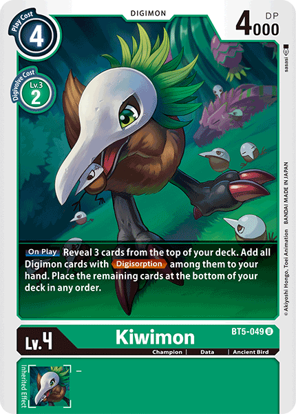 Kiwimon (BT5-049) | DigimonCardGame Wiki | Fandom