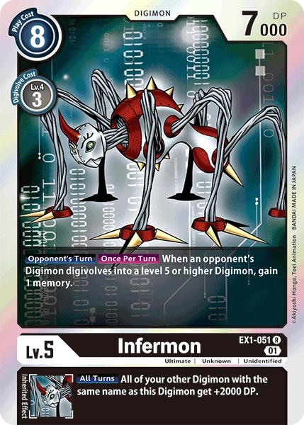 Infermon (EX1-051) | DigimonCardGame Wiki | Fandom