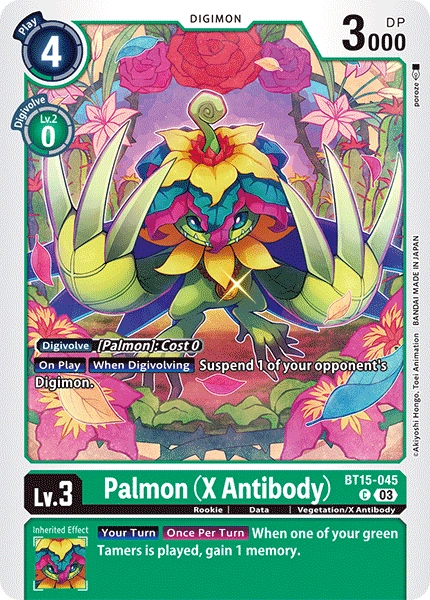 Palmon (X Antibody) (BT15-045) | DigimonCardGame Wiki | Fandom