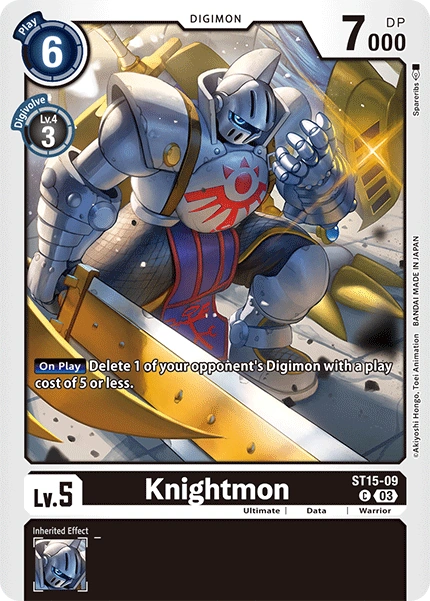 Knightmon (ST15-09) | DigimonCardGame Wiki | Fandom