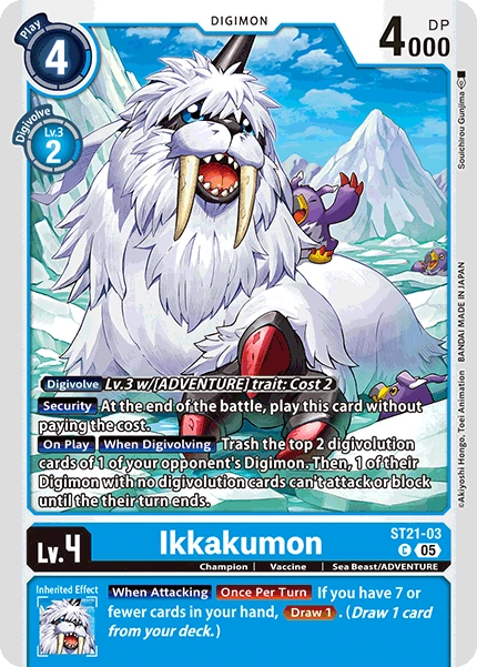 Ikkakumon (ST21-03) | DigimonCardGame Wiki | Fandom