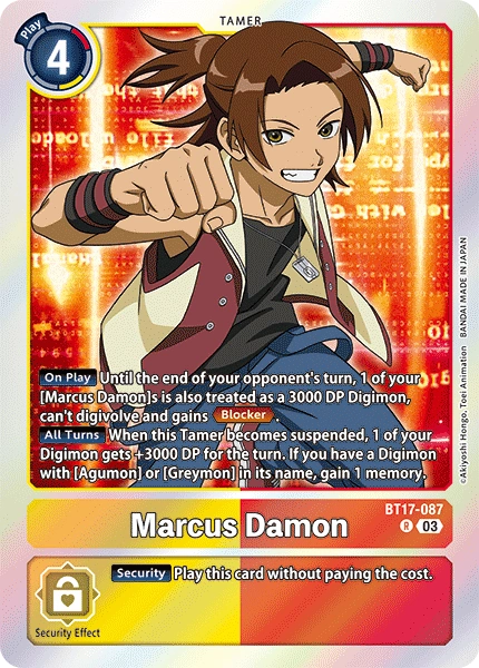 Marcus Damon (BT17-087) | DigimonCardGame Wiki | Fandom