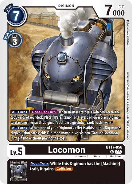 Locomon (BT17-056) | DigimonCardGame Wiki | Fandom