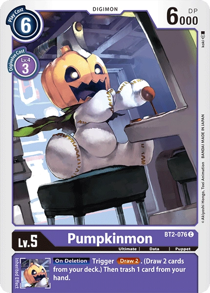 Pumpkinmon (BT2-076) | DigimonCardGame Wiki | Fandom