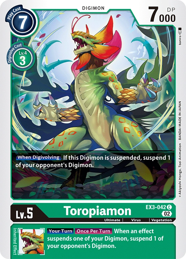 Toropiamon (EX3-042) | DigimonCardGame Wiki | Fandom
