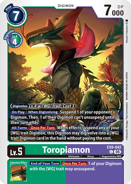 Toropiamon (EX9-042) | DigimonCardGame Wiki | Fandom