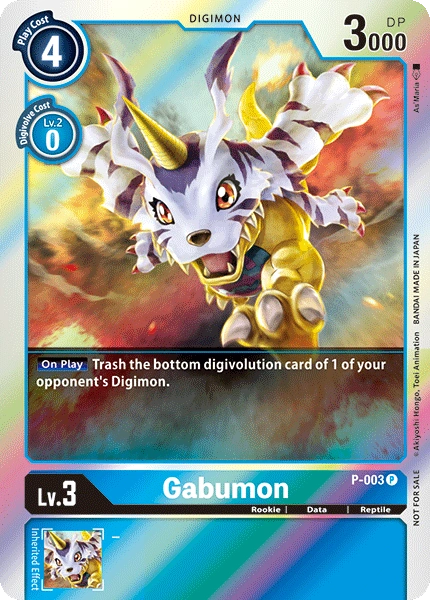 Gabumon (P-003) | DigimonCardGame Wiki | Fandom