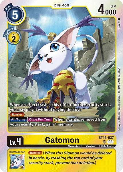 Gatomon (BT15-037) | DigimonCardGame Wiki | Fandom