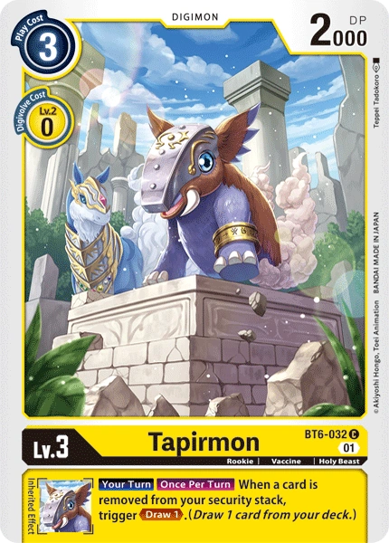 Tapirmon (BT6-032) | DigimonCardGame Wiki | Fandom