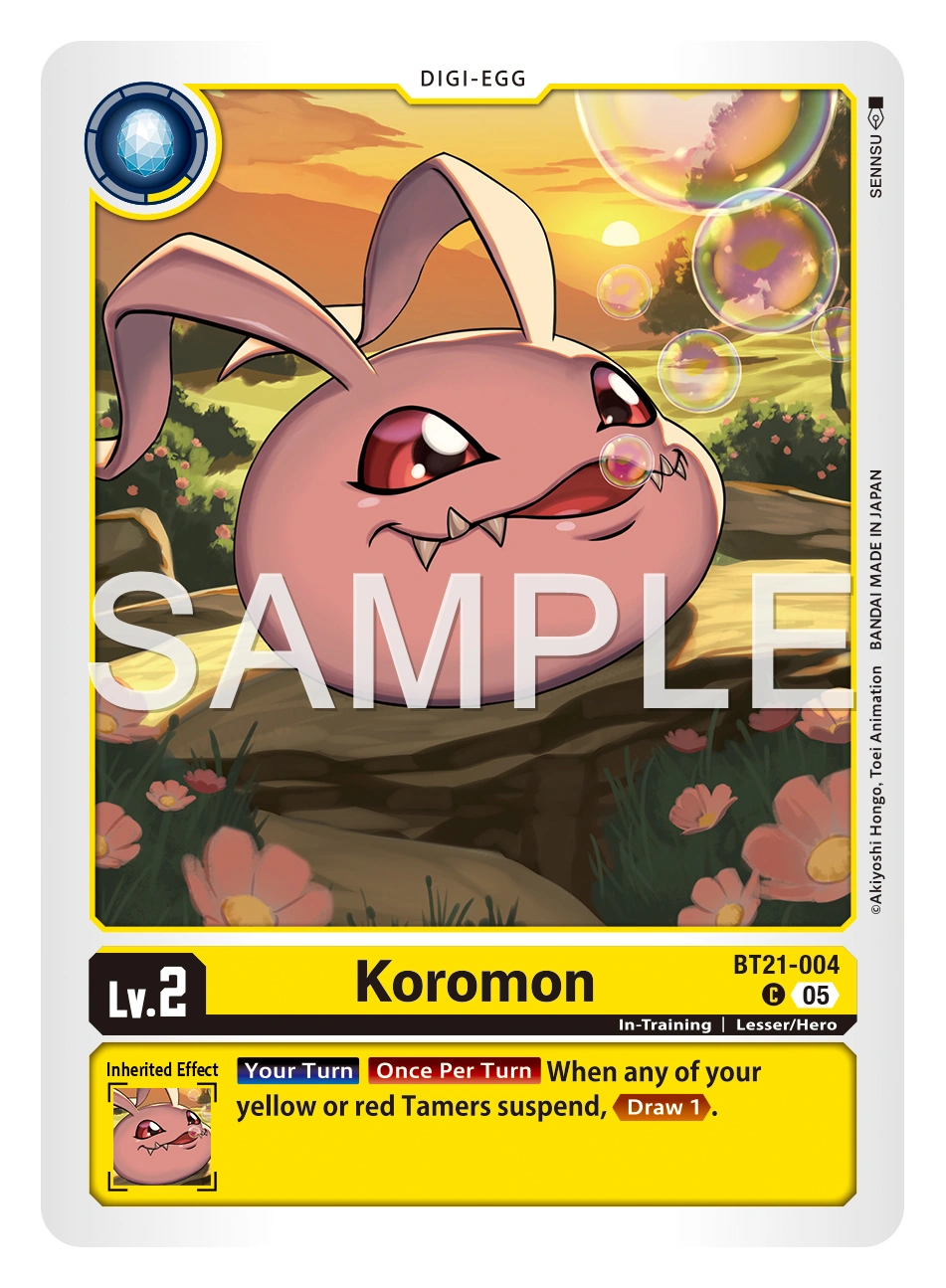 Koromon (BT21-004) | DigimonCardGame Wiki | Fandom
