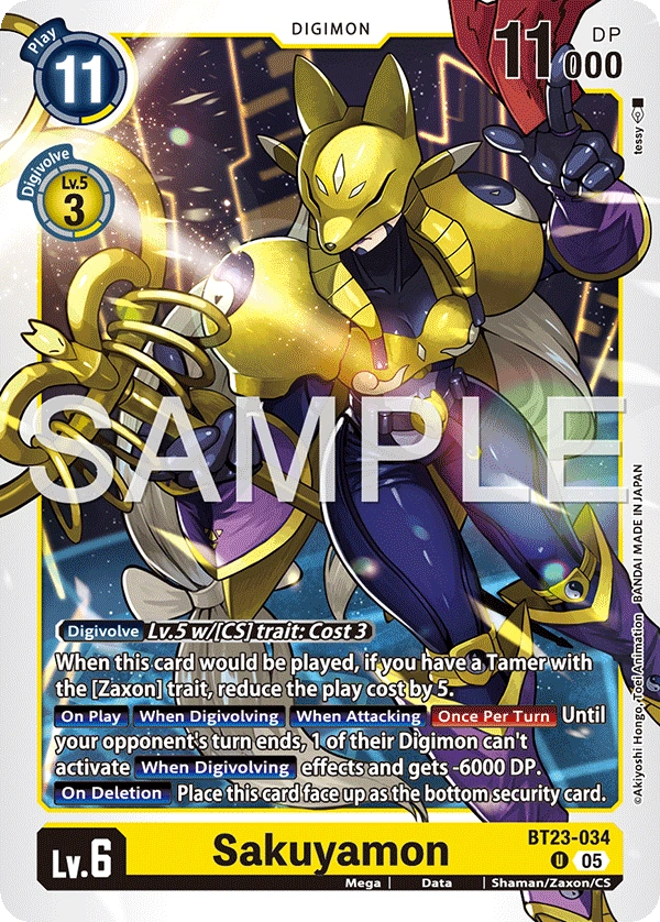 Sakuyamon (BT23-034) | DigimonCardGame Wiki | Fandom