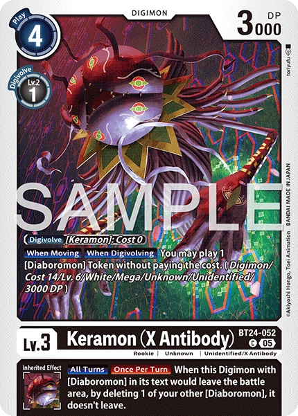 Keramon (X Antibody) (BT24-052) | DigimonCardGame Wiki | Fandom