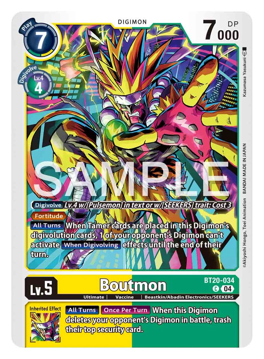 Boutmon (BT20-034) | DigimonCardGame Wiki | Fandom