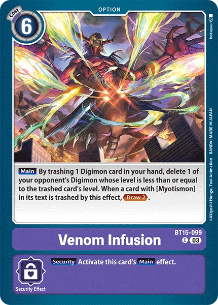Venom Infusion (BT15-099) | DigimonCardGame Wiki | Fandom