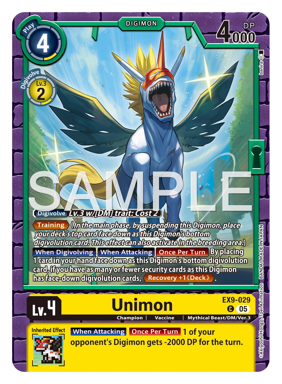 Unimon (EX9-029) | DigimonCardGame Wiki | Fandom