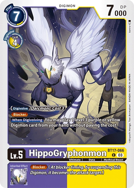 HippoGryphonmon (BT17-066) | DigimonCardGame Wiki | Fandom