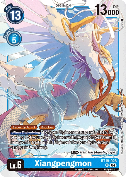 Xiangpengmon (BT19-028) | DigimonCardGame Wiki | Fandom