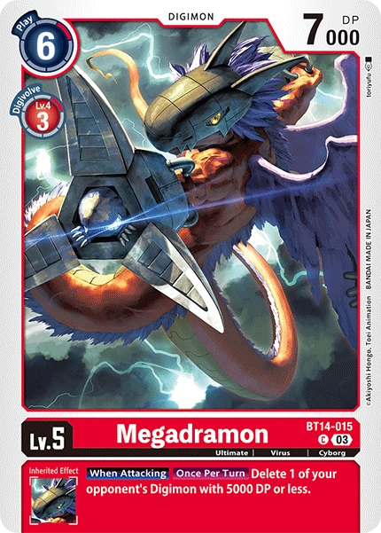 Megadramon (BT14-015) | DigimonCardGame Wiki | Fandom