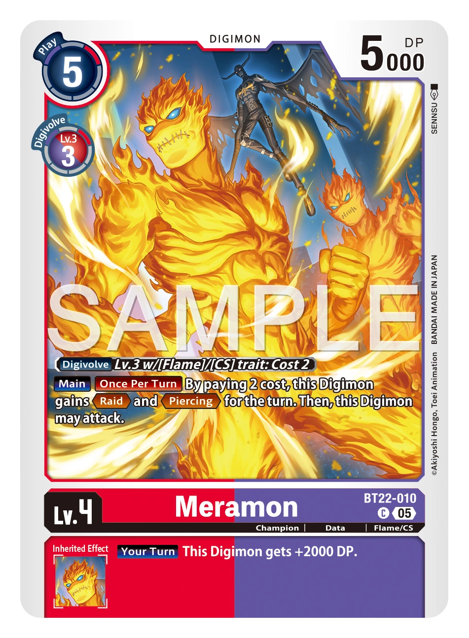 Meramon (BT22-010) | DigimonCardGame Wiki | Fandom