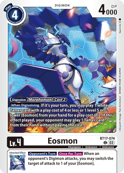 Eosmon (BT17-074) | DigimonCardGame Wiki | Fandom