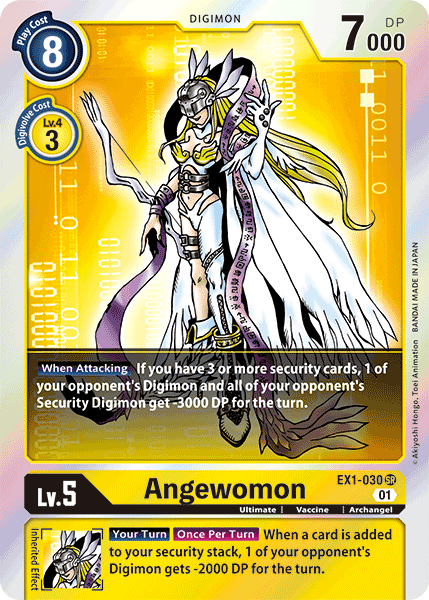 Angewomon (EX1-030) | DigimonCardGame Wiki | Fandom