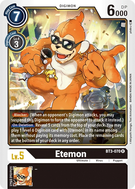 Etemon (BT3-070) | DigimonCardGame Wiki | Fandom