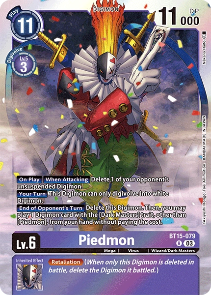 Piedmon (BT15-079) | DigimonCardGame Wiki | Fandom