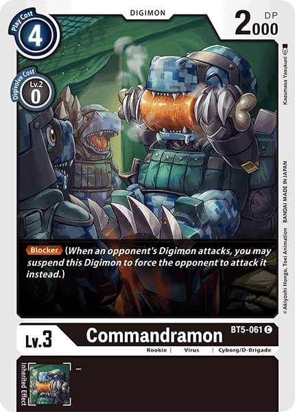 Commandramon (BT5-061) | DigimonCardGame Wiki | Fandom