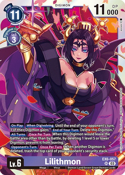 Lilithmon (EX6-057) | DigimonCardGame Wiki | Fandom