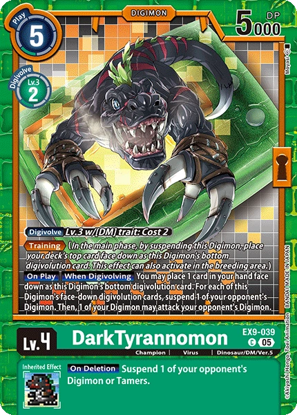 DarkTyrannomon (EX9-039) | DigimonCardGame Wiki | Fandom