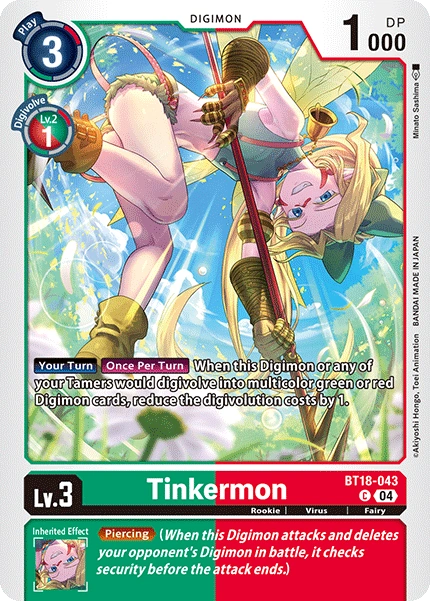 Tinkermon (BT18-043) | DigimonCardGame Wiki | Fandom