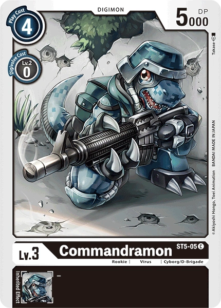Commandramon (ST5-05) | DigimonCardGame Wiki | Fandom