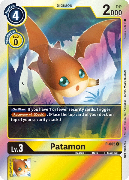 Patamon (P-005) | DigimonCardGame Wiki | Fandom