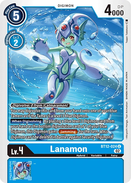 Lanamon (BT12-024) | DigimonCardGame Wiki | Fandom