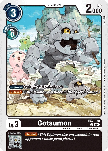 Gotsumon (EX7-038) | DigimonCardGame Wiki | Fandom