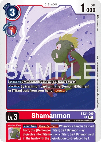 Shamanmon (BT24-009) | DigimonCardGame Wiki | Fandom