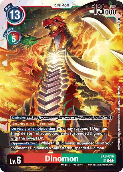 Dinomon (EX8-016) | DigimonCardGame Wiki | Fandom