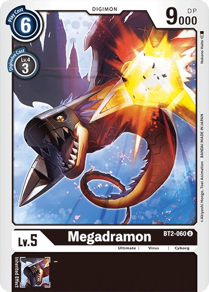 Megadramon (BT2-060) | DigimonCardGame Wiki | Fandom