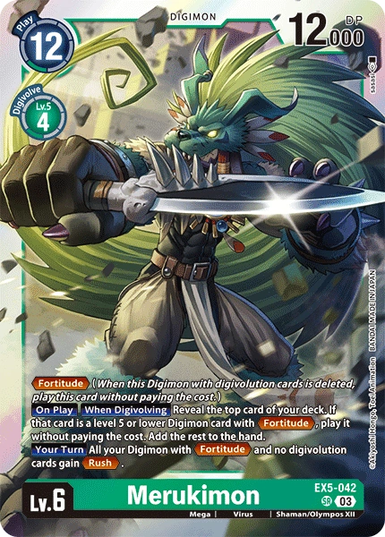 Merukimon (EX5-042) | DigimonCardGame Wiki | Fandom