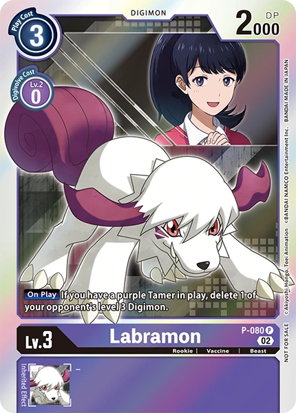 Labramon (P-080) | DigimonCardGame Wiki | Fandom